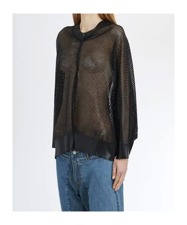 Junya Watanabe Oversized Open-work Sweater