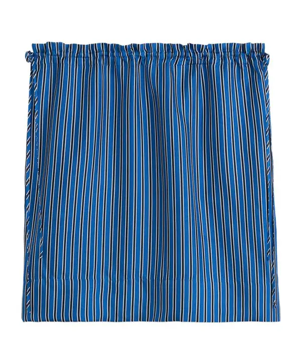 TOTEME Drawstring Striped Skirt - Blue