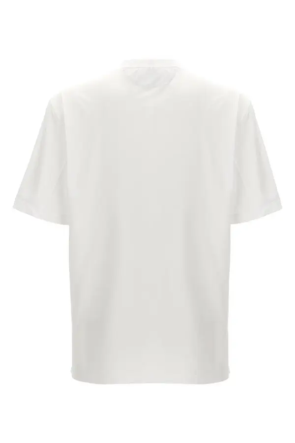 Brunello Cucinelli Logo Patch Crewneck T-shirt