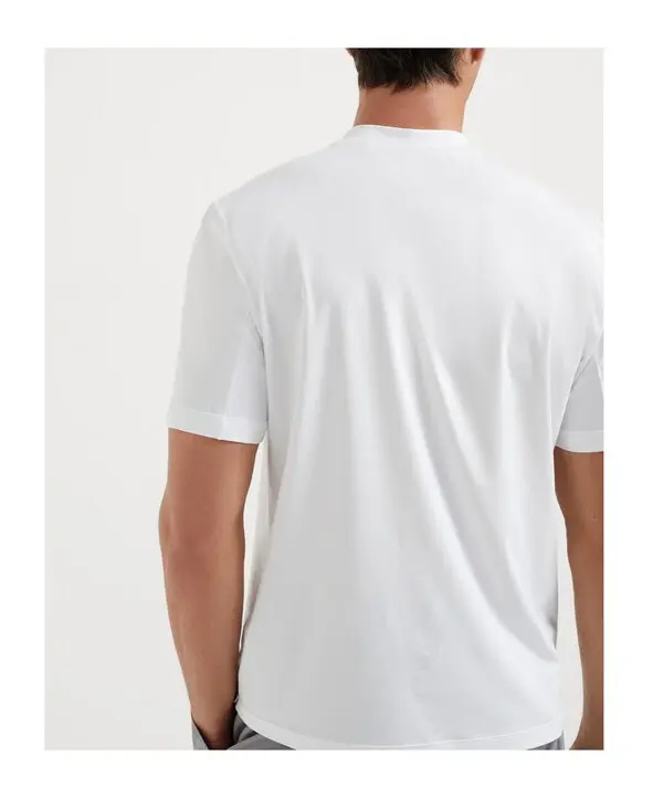 Brunello Cucinelli Logo Patch Crewneck T-shirt