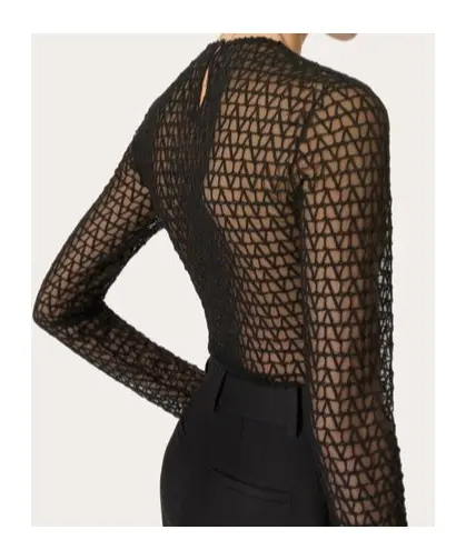 Valentino Garavani Cut-out Crewneck Top
