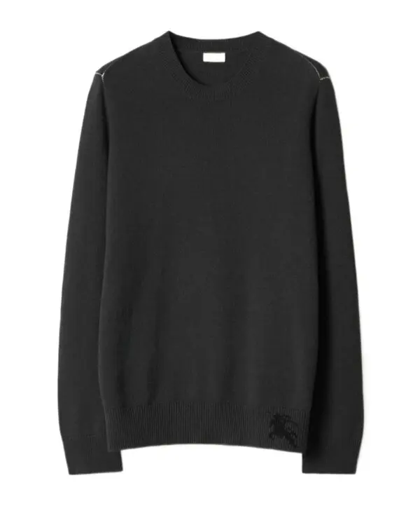 Burberry Equestrian Knight Knitted Jumper - Onyx