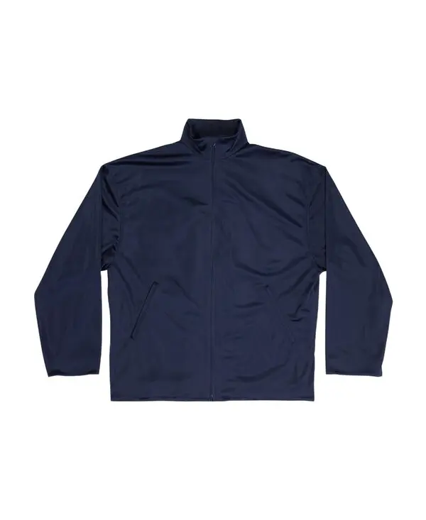 Balenciaga Zip-up Oversized Sweatshirt - Blue
