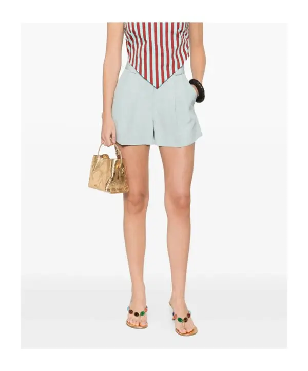 BLAZÉ MILANO Zenith Pleated Shorts - Blue