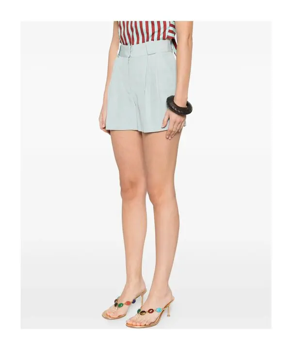 BLAZÉ MILANO Zenith Pleated Shorts - Blue