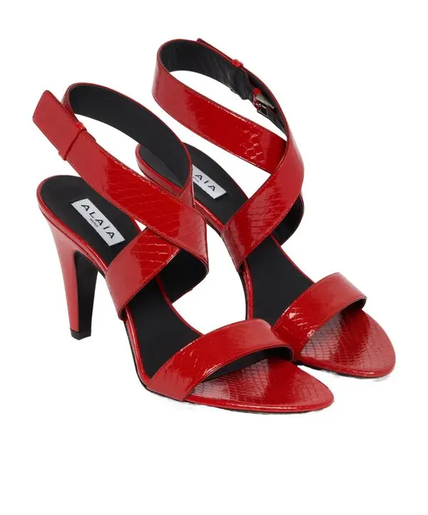 Alaïa Open Toe High Heel Sandals