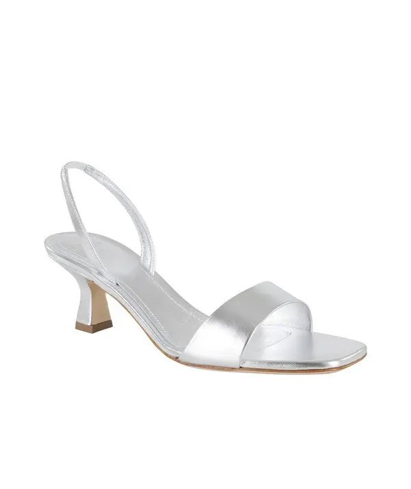 3JUIN 55mm Metallic-finish Sandals - Silver