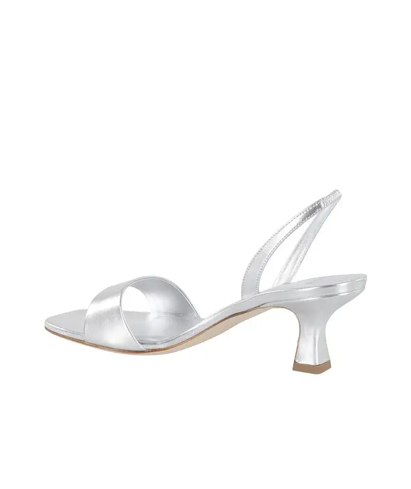 3JUIN 55mm Metallic-finish Sandals - Silver