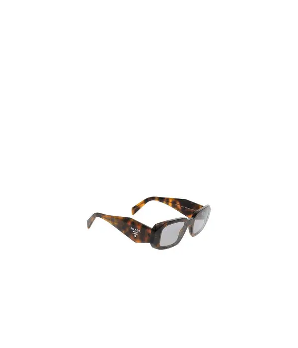 Prada Rectangular Frame Sunglasses - Gray