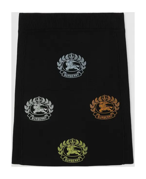 Burberry Ekd Print Knitted Skirt
