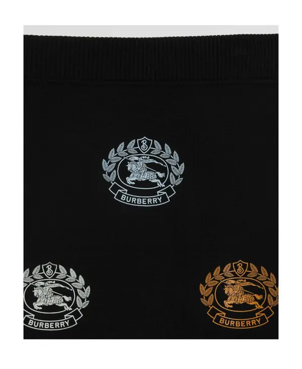 Burberry Ekd Print Knitted Skirt