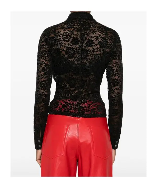 Versace Lace Detailed Shirt