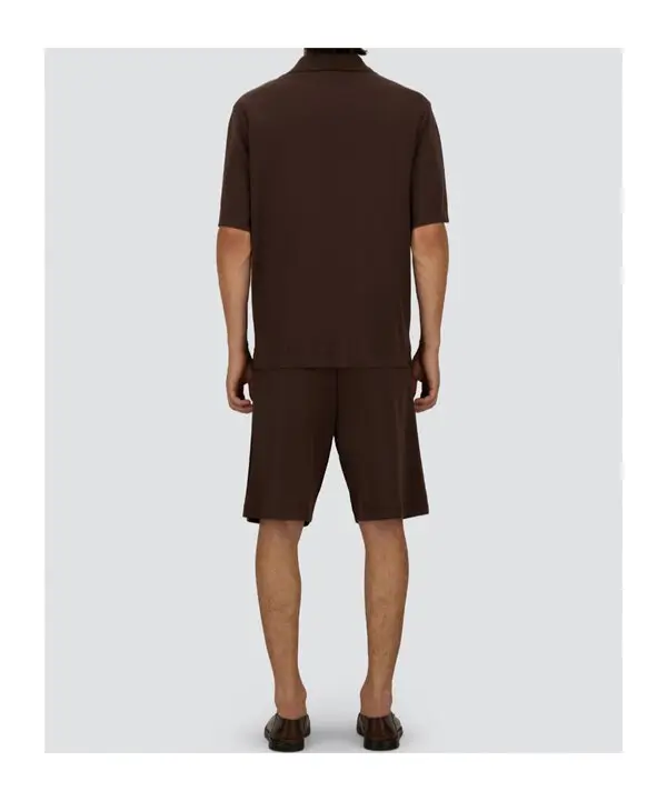 Herno Chest-pocket Short-sleeved Button-up Shirt - Brown