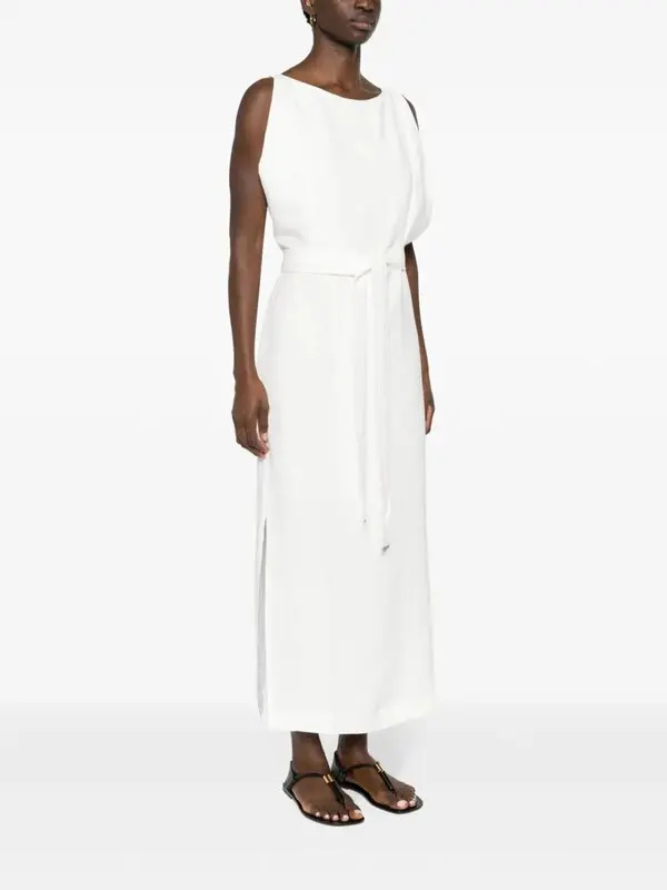Brunello Cucinelli Sleeveless Maxi Dress With Knot Detail