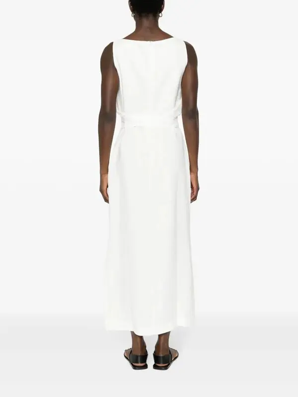 Brunello Cucinelli Sleeveless Maxi Dress With Knot Detail