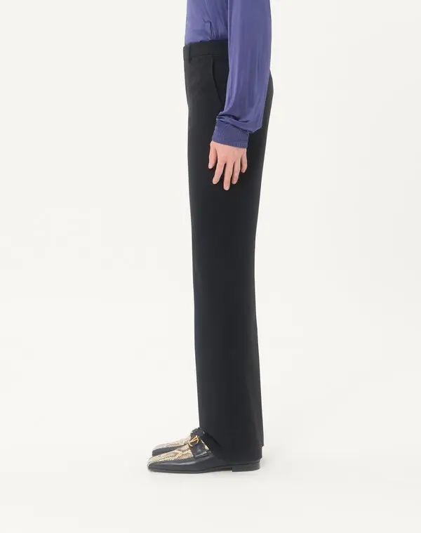 Valentino Garavani Pleated Straight-leg Trousers