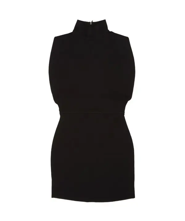 Alaïa Satin Knit Cinched Mini Dress
