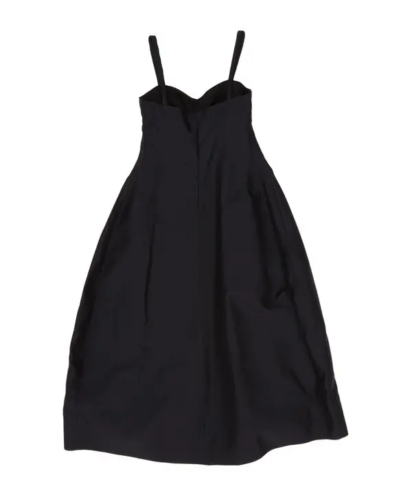 JIL SANDER Techno Gabardine Bustier Dress