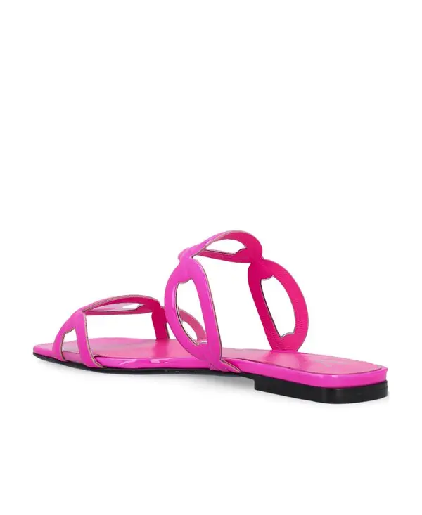 Valentino Garavani Square Toe Slip-on Slides