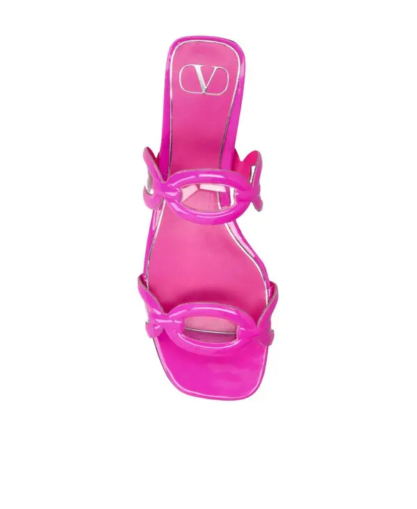 Valentino Garavani Square Toe Slip-on Slides