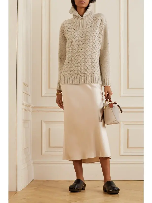 Loro Piana Semi-zipper Cashmere Sweater