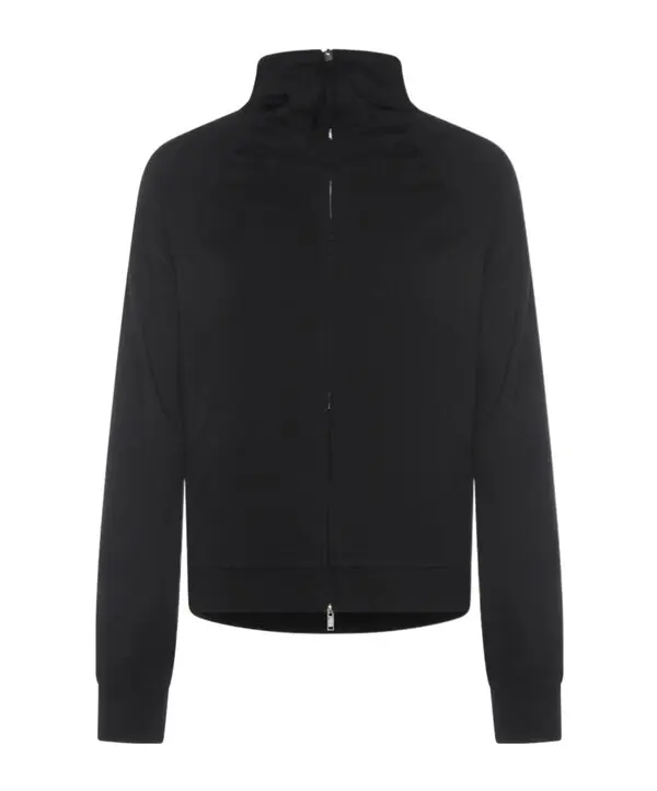 THOM KROM Zip-up High Neck Sweater