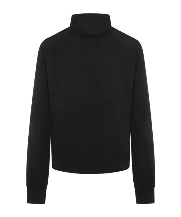 THOM KROM Zip-up High Neck Sweater