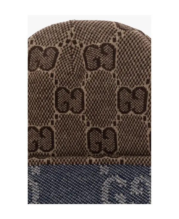 Gucci Reversible Gg Beanie - Black