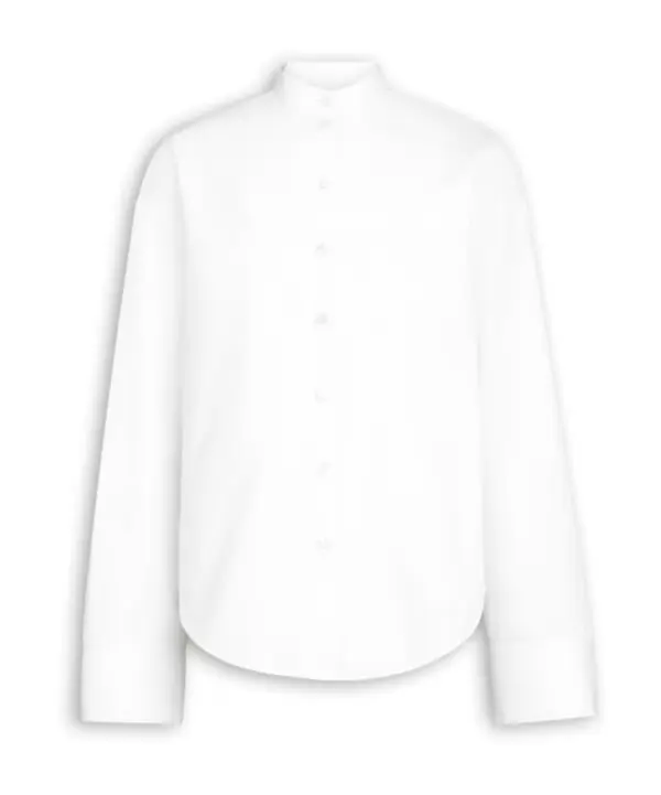 Alaïa Layered Poplin Shirt - White