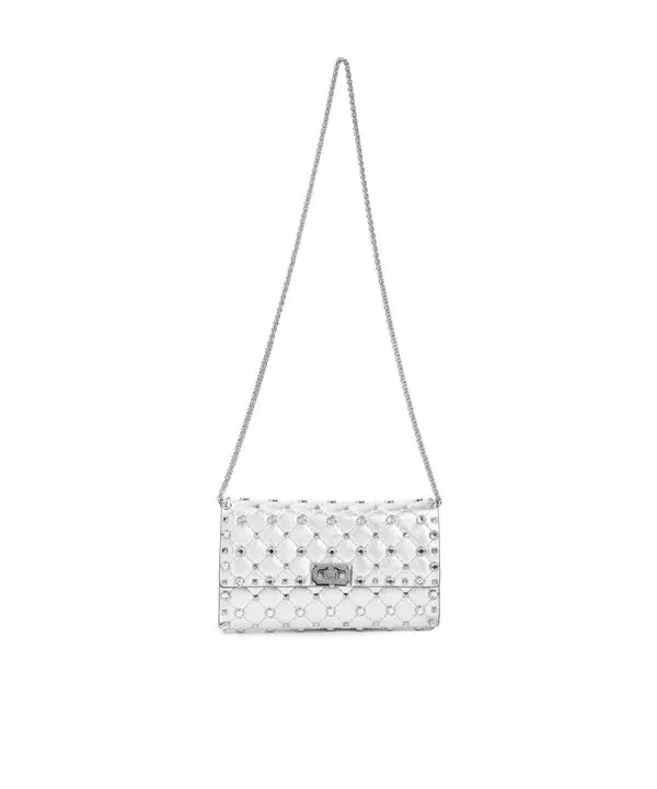 Valentino Garavani Rockstud Spike Foldover Top Shoulder Bag