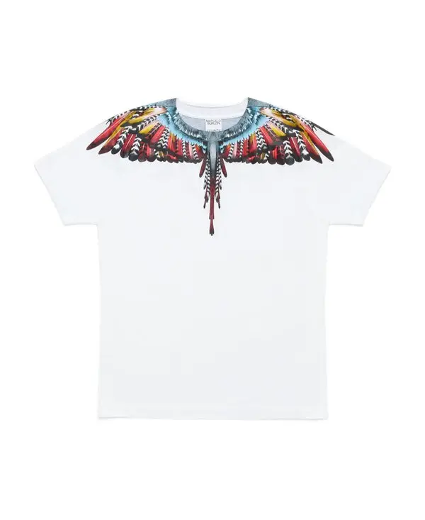 MARCELO BURLON COUNTY OF MILAN Wings Printed T-shirt - Multicolor