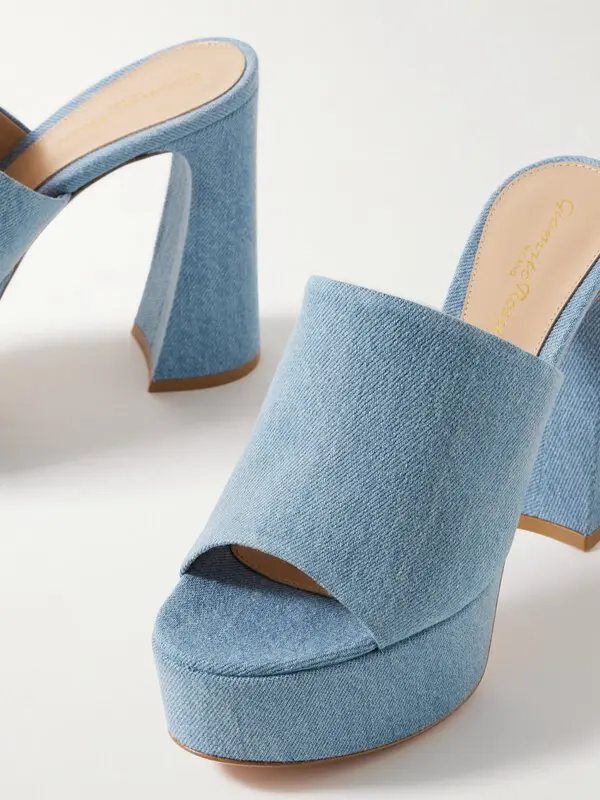 GIANVITO ROSSI Open-toe Platform Heels