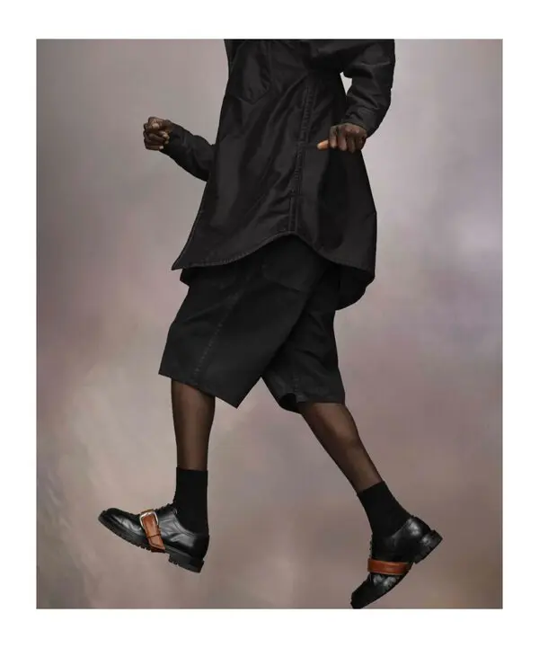 MAISON MARGIELA Long-sleeved Curved Hem Shirt