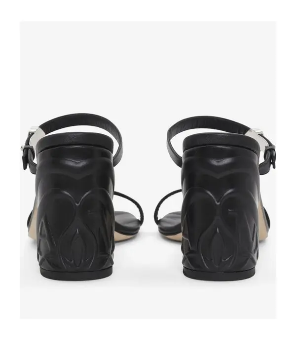 Alexander McQueen Seal Strap Slip-on Mules