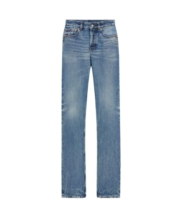 Saint Laurent High Waist Slim Fit Jeans