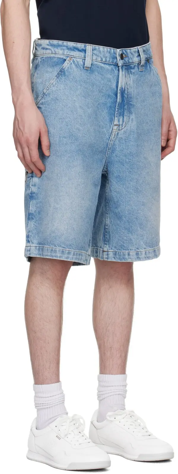 Hugo Boss Acid Wash Denim Shorts