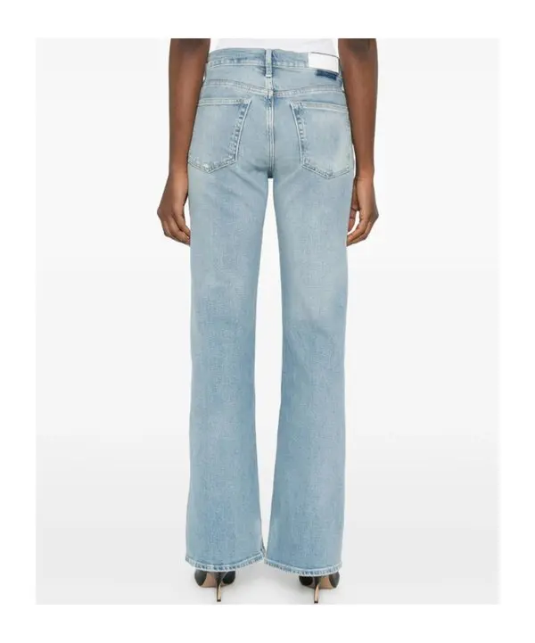 RE/DONE Button-fastening Flared Leg Jeans - Blue