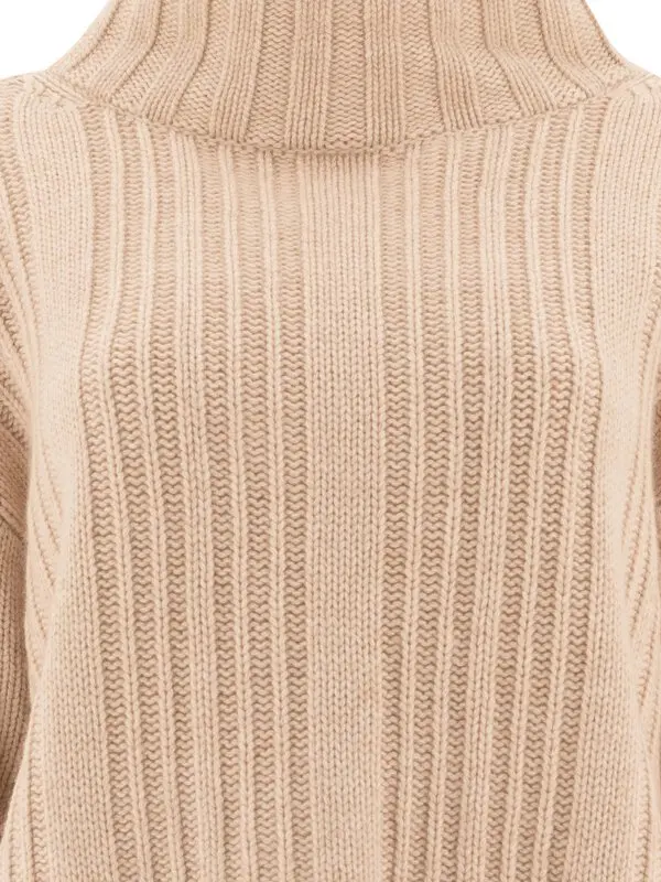 Max Mara Vitalba Turtleneck Jumper - Beige