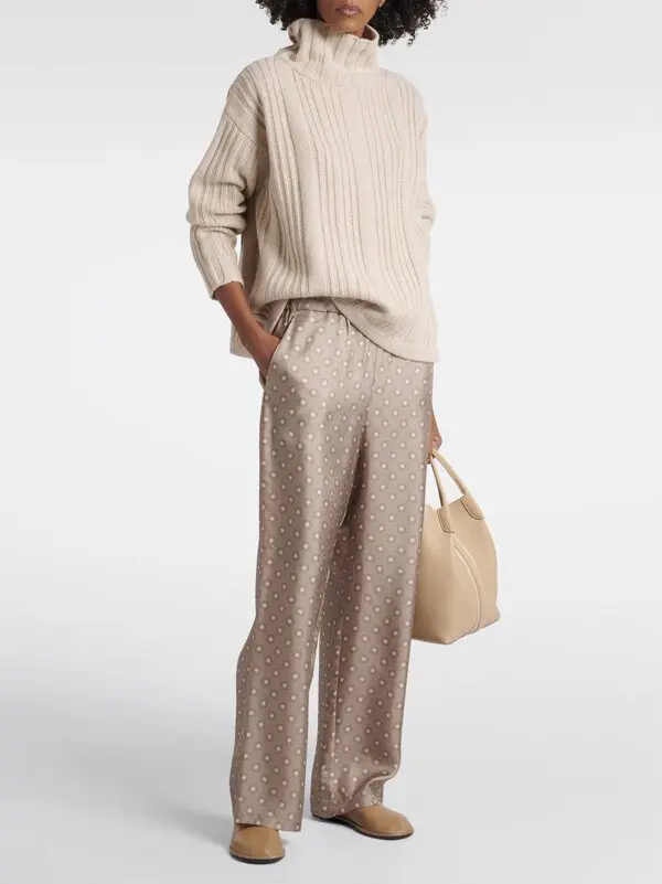 Max Mara Vitalba Turtleneck Jumper - Beige