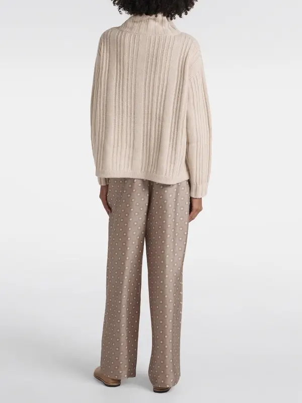 Max Mara Vitalba Turtleneck Jumper - Beige