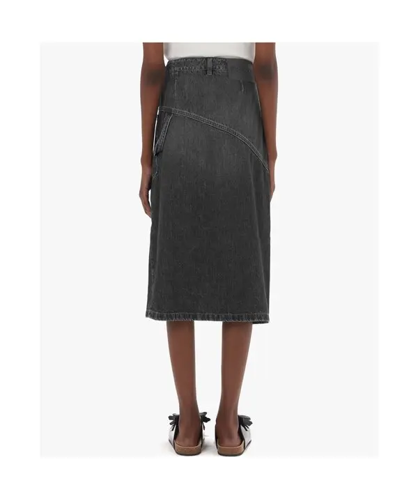 J.W.ANDERSON Jw Anderson Twisted Denim Midi Skirt