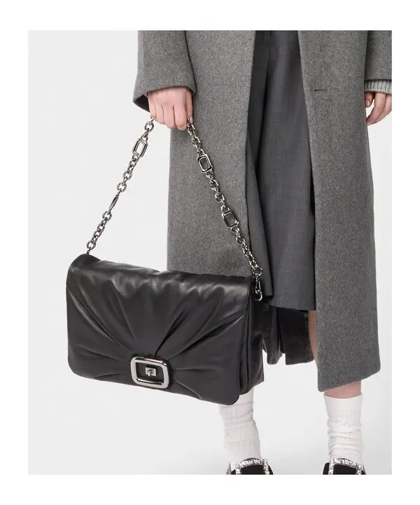 ROGER VIVIER Viv Choc Chain Shoulder Bag