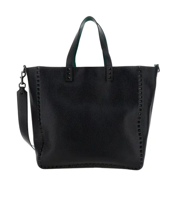 Valentino Garavani Rockstud-embellished Tote Bag - Black