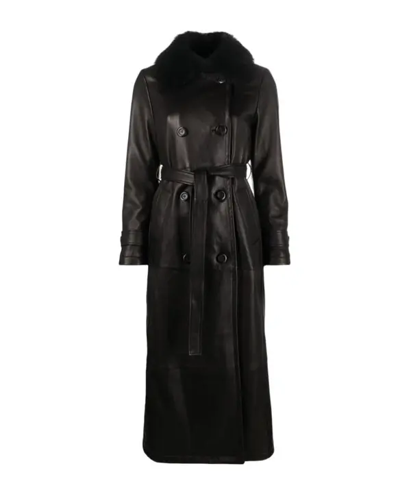 BLANCHA Long Sleeved Double Breasted Coat