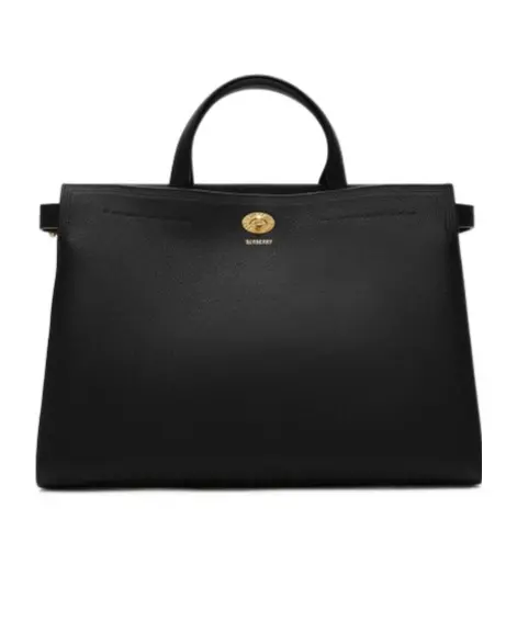 Burberry Medium Cotswolds Check Tote - Black