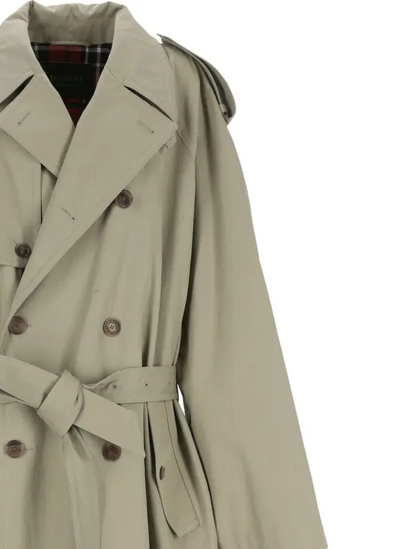 Balenciaga Double-breasted Belted Coat