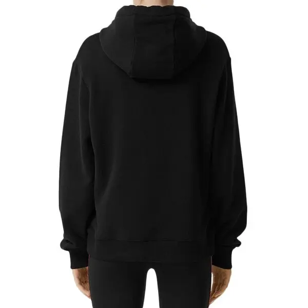 Burberry Printed Hooded Sweater - Black