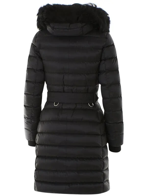 Burberry Fur Trimmed Padded Coat
