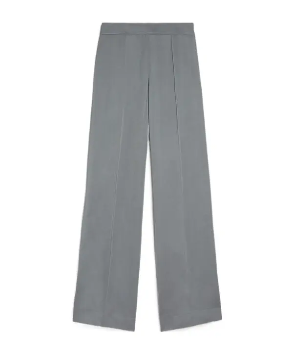 JIL SANDER High Waist Straight Leg Pants - Volcanic Glass
