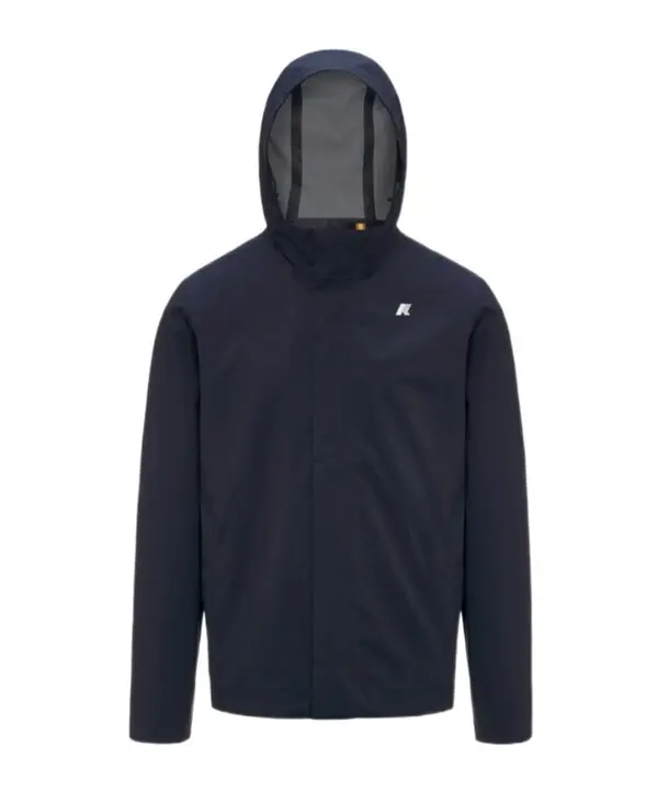 K-WAY Hooded Stretch Jacket With Zip Fastening